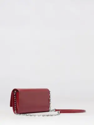 CHRISTIAN LOUBOUTIN Bettina Patent Leather Wallet On Chain Mini Bag - Red