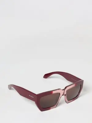 Alaïa Alaia Cat-eye Sunglasses With Bicolor Acetate Rectangular Frame - Red