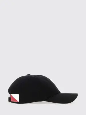 Loewe Cotton Baseball Cap With Embroidered Anagram Monogram - Black