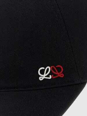 Loewe Cotton Baseball Cap With Embroidered Anagram Monogram