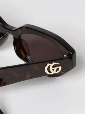 Gucci Gg Monogram Acetate Cat-eye Sunglasses