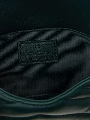 Gucci Gg Marmont Matelasse Nappa Leather Bag - Green