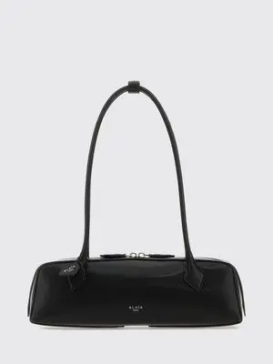 Alaïa Alaia Le Teckel Rectangular Leather Shoulder Bag With Double Handle - Black