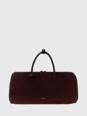Alaïa Alaia Delta Medium Nubuck Leather Handbag With Double Zip And Shoulder Strap - Red