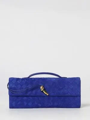 Bottega Veneta Andiamo Woven Suede Clutch - Multicolor