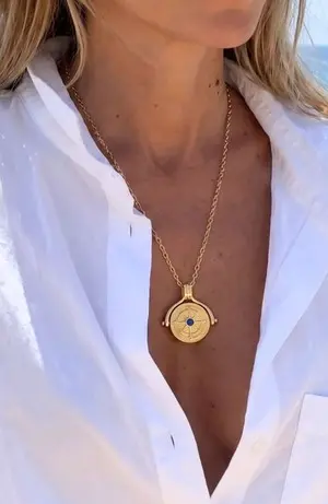 Stella & Dot North Star Spinner Necklace