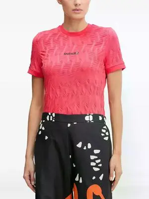 SPORTALM Textured Logo-plaque T-shirt