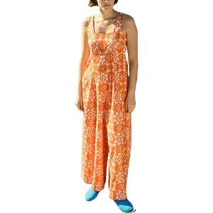 Ace & Jig Zoe Square Neck Wide Leg Jumpsuit - Love