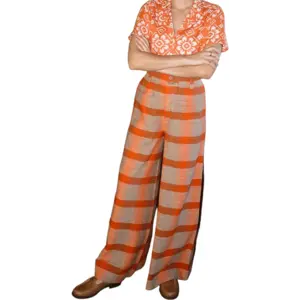 Ace & Jig Quimby High Rise Wide Leg Pants Lipstick