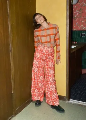 Ace & Jig Quimby High Rise Wide Leg Pants - Love