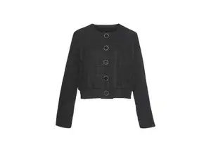 LASCANA Round Neckline Tweed Jacket