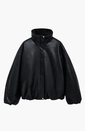 ANINE BING Cyrus Recycled Leather Jacket