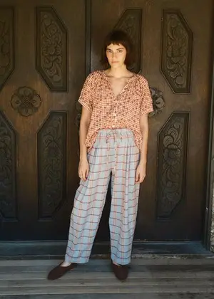 Ace & Jig Cabana Drawstring Pull-on Pants - Eyeshadow