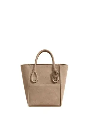CALLAS MILANO Pia North / South Tote Bag Suede - Sand