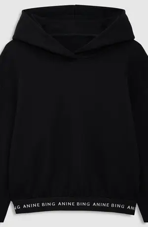 ANINE BING Dany Cropped Hoodie