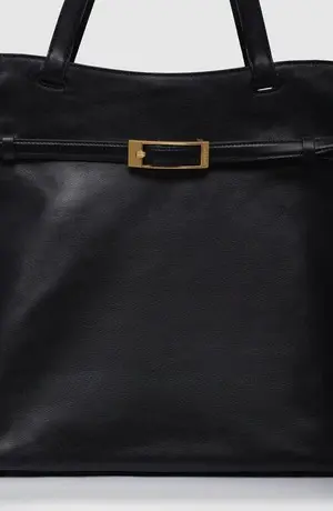ANINE BING Elly Tote Grained Leather