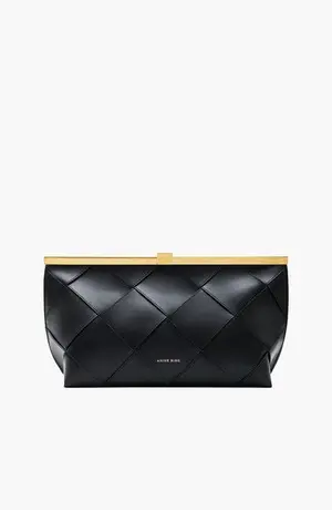 ANINE BING Anine Clutch Braided Leather