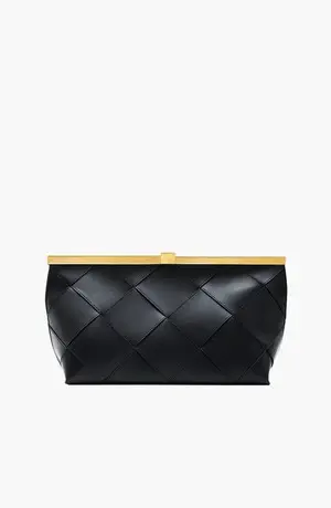 ANINE BING Anine Clutch Braided Leather