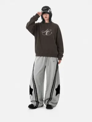 Aelfric Eden Embroidered Sweatshirts Hoodies For Women