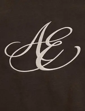 AELFRIC EDEN Mock Neck Logo Embroidered Sweatshirt