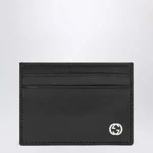 Gucci Leather Card Holder - Black
