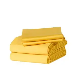 CANADIAN DOWN & FEATHER COMPANY Sheet Set Four Piece, Us King / Uk Super King Maize - Yellow