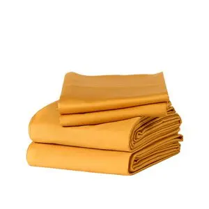 CANADIAN DOWN & FEATHER COMPANY Sheet Set Four Piece, Us Queen / Uk King Amber - Yellow