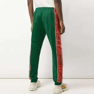 Gucci Printed Side Stripe Track Pant 'green