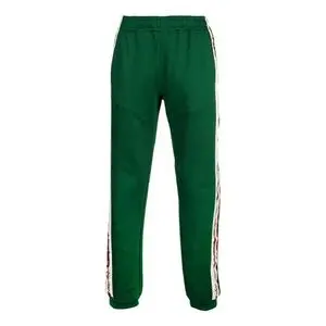 Gucci Printed Side Stripe Track Pant 'green - Green/red