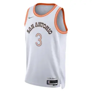 Nike Dri-fit Nba Swingman Jersey 2023/24 City Edition 'san Antonio Spurs Keldon Johnson - White