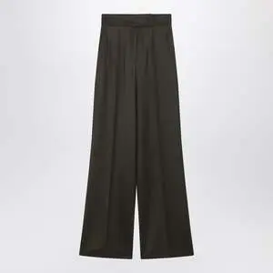 Max Mara Moss Wide-leg Wool Trousers