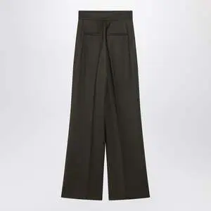 Max Mara Moss Wide-leg Wool Trousers