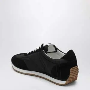 TOTEME Sneakers In Suede And Fabric - Black