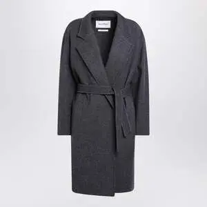 Max Mara Wool Coat With Denim Effect