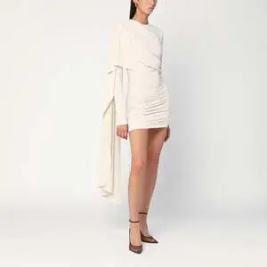 Andamane Xenia Ivory Mini Dress - White