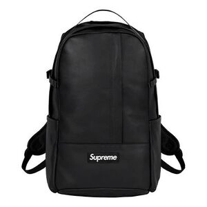 Supreme Fw23 Leather Bag - Black