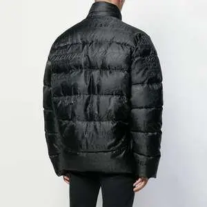 Balenciaga Embroidered Logo Puffer Jacket