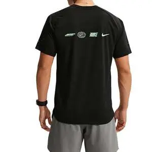 Nike Stride Dri-fit Adv Short Sleeve Shirt - Black
