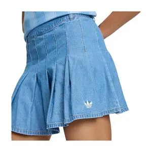 Adidas Denim Pleated Skirts Asia Sizing