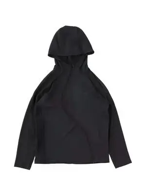 SAN SAN GEAR Wave Panelled Hooded Jacket - Black