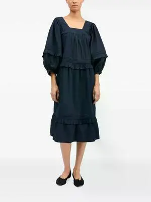 SKALL STUDIO Alice Ruffled Midi Dress