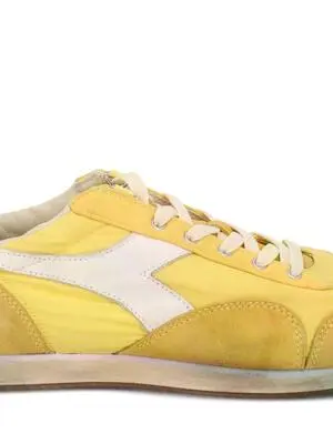 DIADORA Suede-panelled Sneakers - Yellow