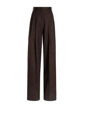 Dolce & Gabbana Pinstripe Wool Trousers - Multicolor