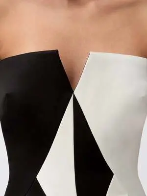 Versace Silk Duchesse Mini Dress