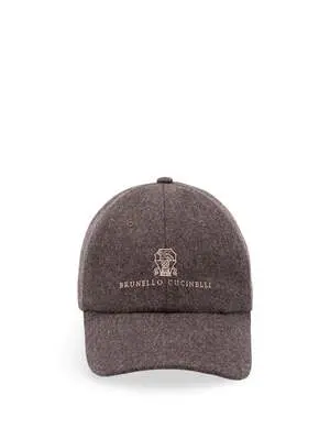 Brunello Cucinelli Baseball Cap With Embroidered Logo - Multicolor