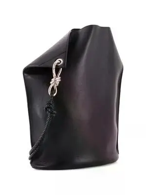 Bottega Veneta Knot Shoulder Bag Leather Medium Bucket Bag