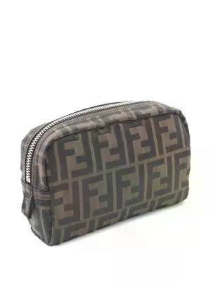 Fendi 2020s Zucca Pouch Bag - Brown