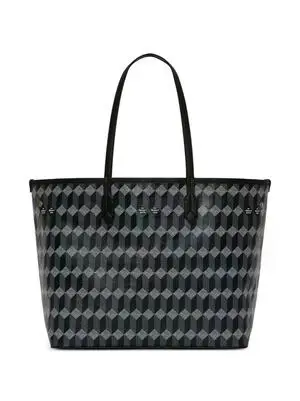 AU DEPART Reversible Geometric-print Shoulder Bag
