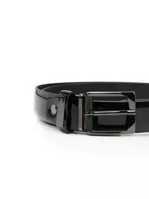 CARLO PIGNATELLI Patent-finish Logo-plaque Belt
