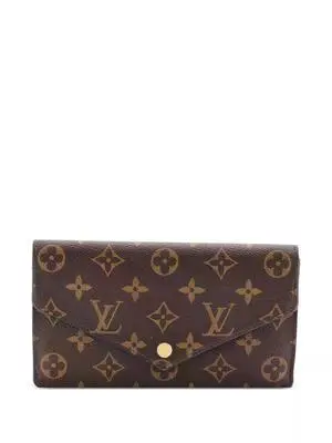 LOUIS VUITTON Jeanne Wallet Monogram Canvas Small Wallets - Brown